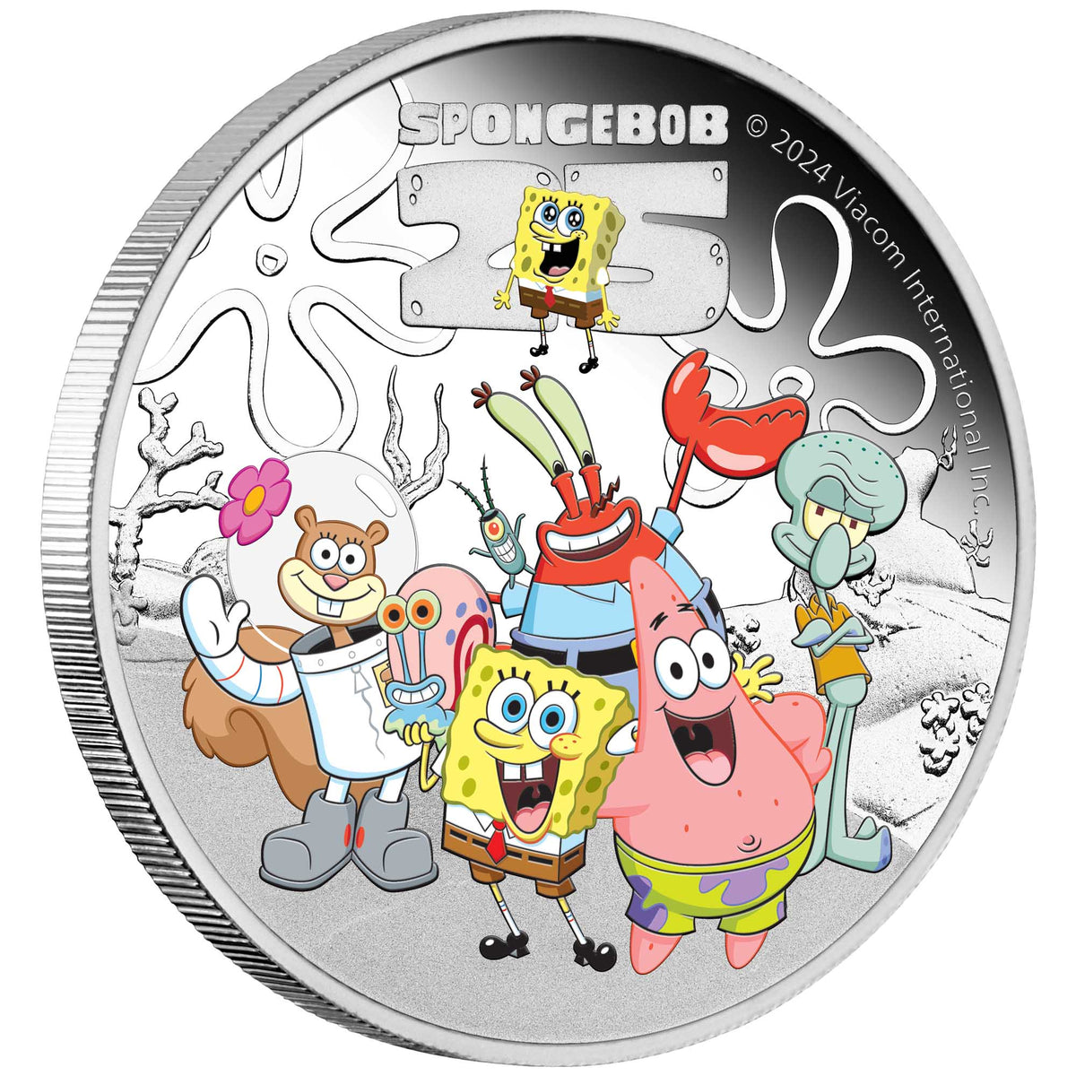 2024 SpongeBob and Friends 1oz Silver Proof Colored – Minted Assets